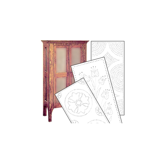 Tin Punch Kits :: K2B-BT Pie Safe Kit - Pierced Tin Designs